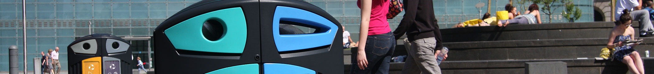 Recycling Stations & Multi-Compartment Recycling Containers - Glasdon